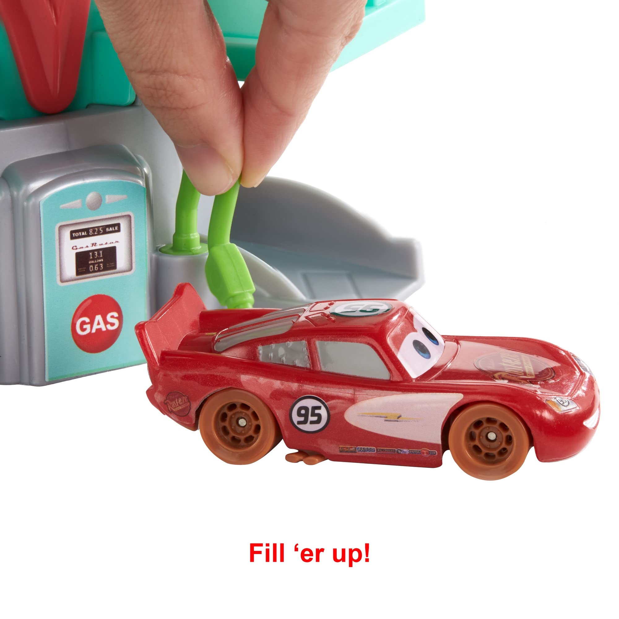 Disney and Pixar Cars Toys, Playset with 2 Vehicles, Radiator Springs Mountain Race 