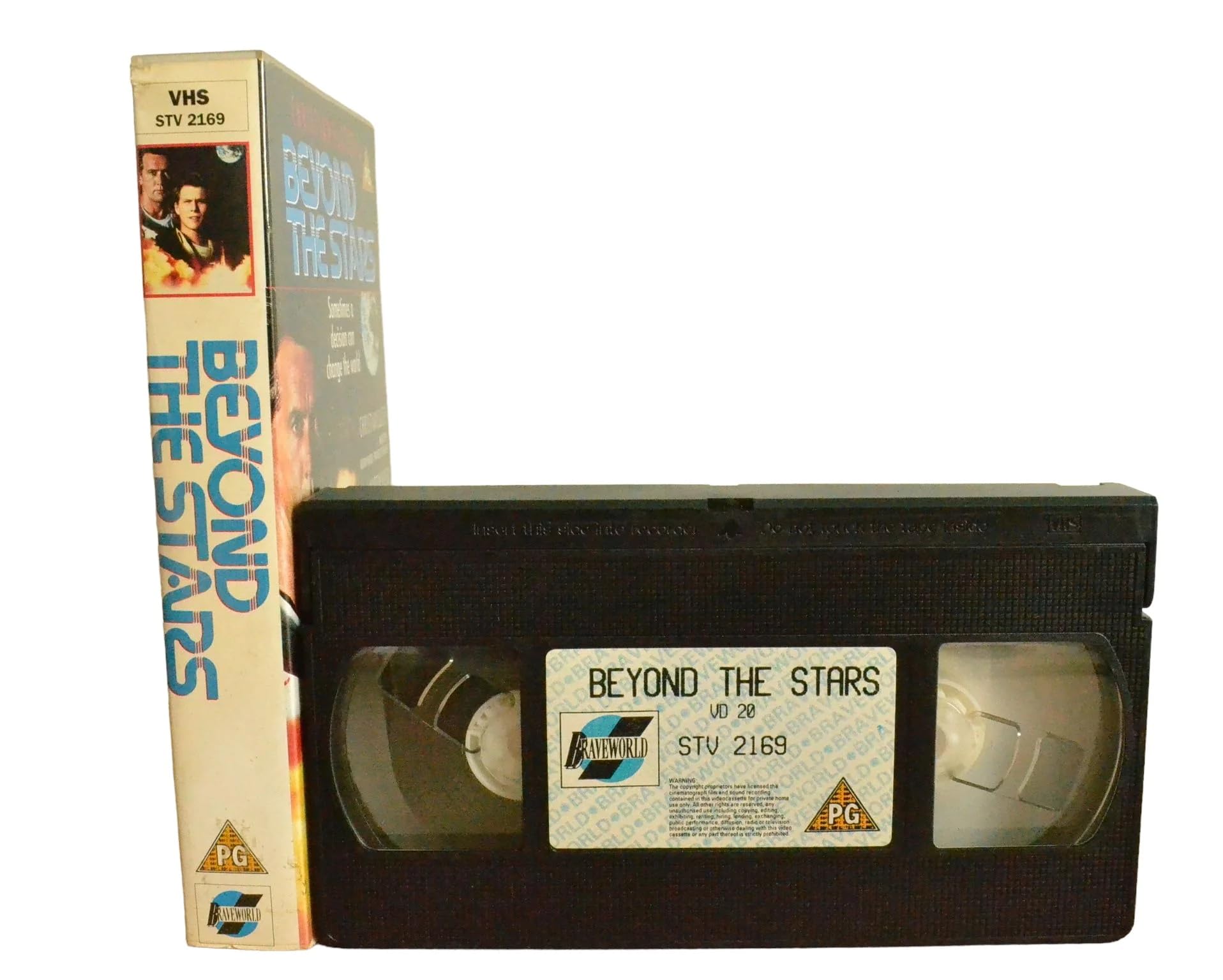 Beyond The Stars (Christian Slater in) - Martin Sheen - Braveworld - STV2169 - Sci-Fi - Pal - VHS