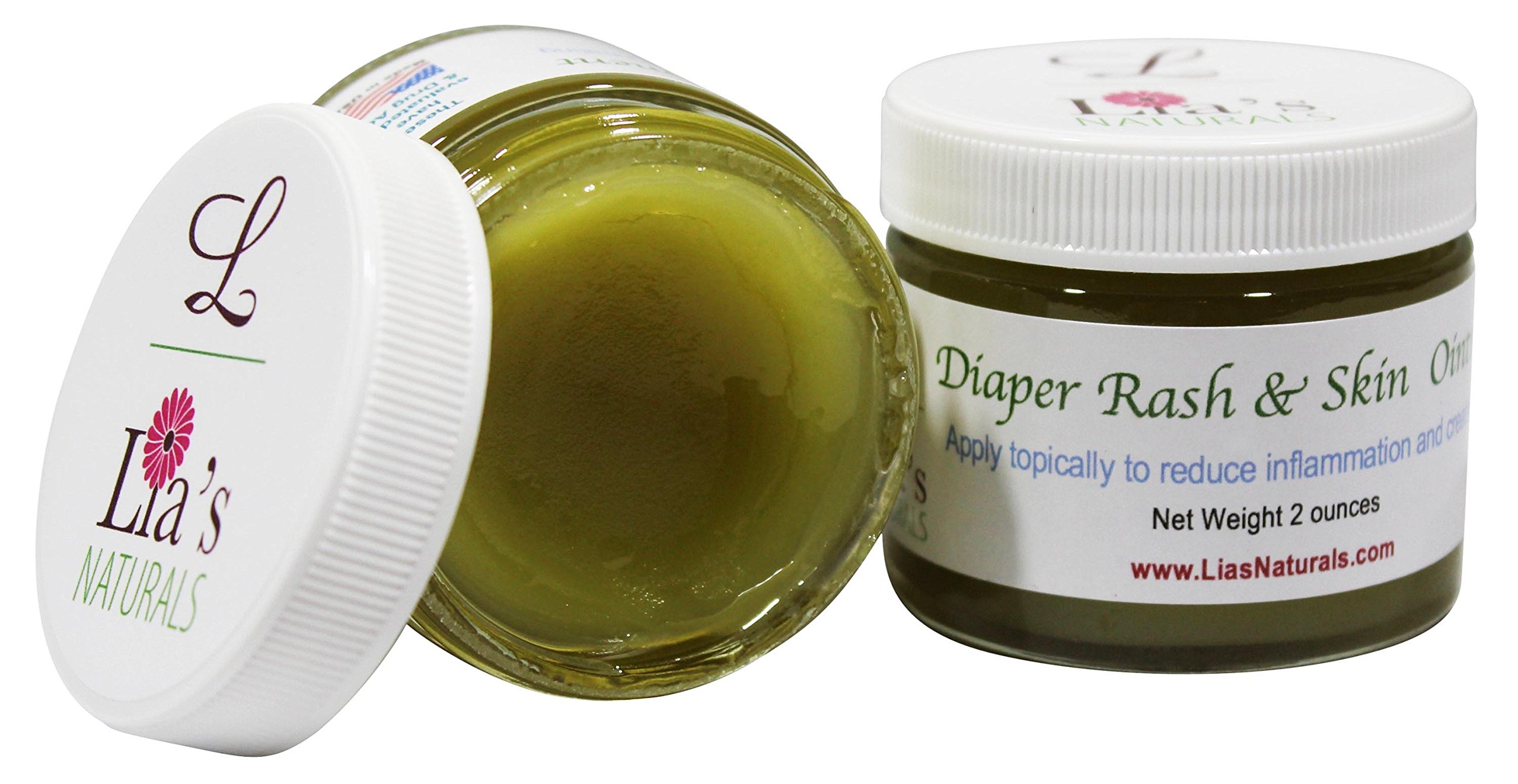 Lia's Naturals Skin Ointment & Diaper Rash Cream 100% Organic Clinically Tested