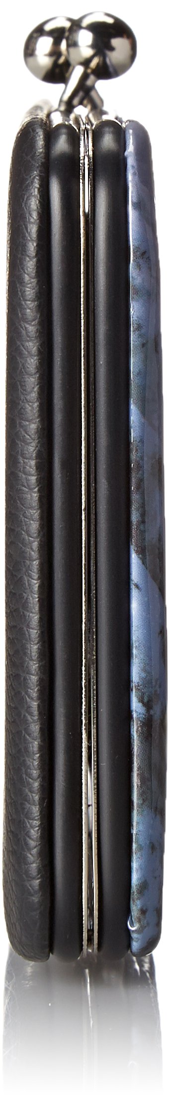 Concept One Handbags Frozen Group Shot Kiss Lock Wallet, Black, One Size