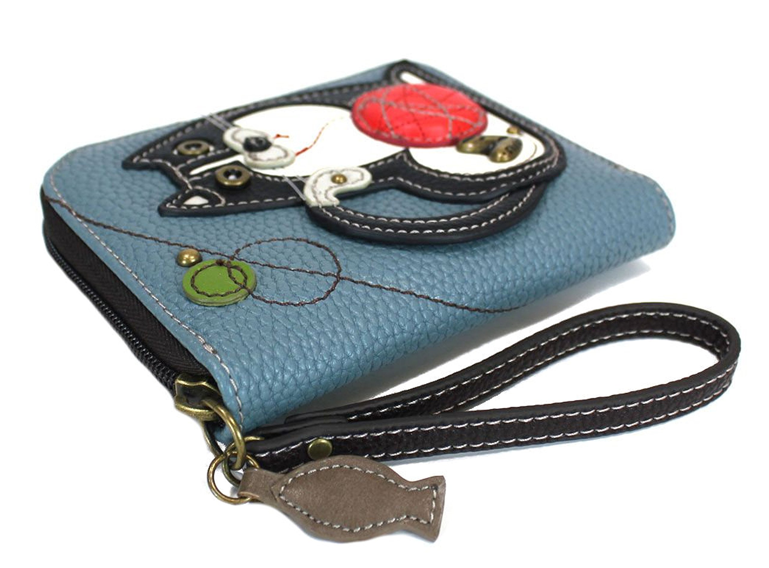 Chala Fat Cat Zip-Around Wristlet Wallet - Cat Lover Gift Cat Mom
