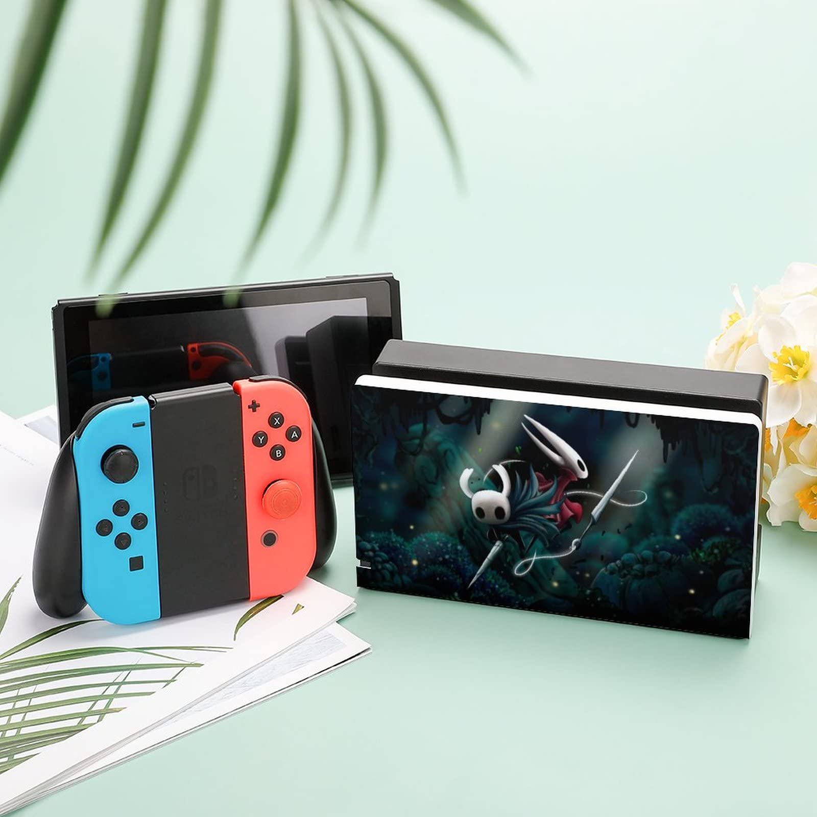 Protective Case for Nintendo Switch Dock, Hollow Knight Hard PC Base Cover Water-Proof & Anti-Scratch Switch Dock Case Protector