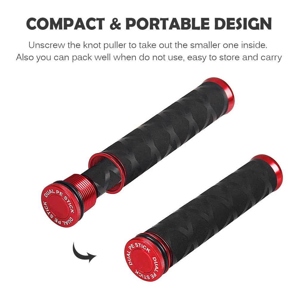 Aomiun Fishing Line Knotter PE Line Assist Knotter Fishing Line Pulling Rod Knotting Device