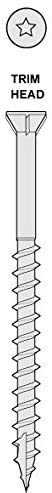 Headcote Trim Screws - #8 x 2-1/2" - #34 Brown - 305 Stainless Steel - 350 Pc Deck Pack - STAR DRIVE