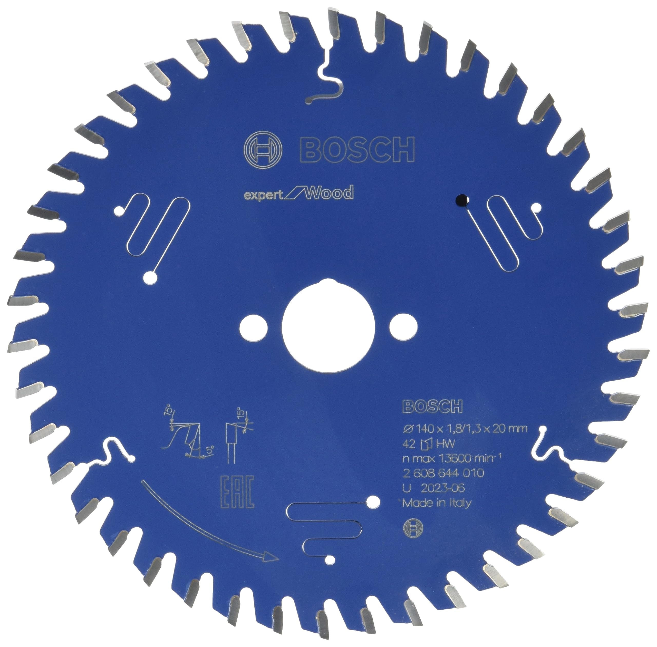 Bosch 2329919 Circular Saw Blade, Blue