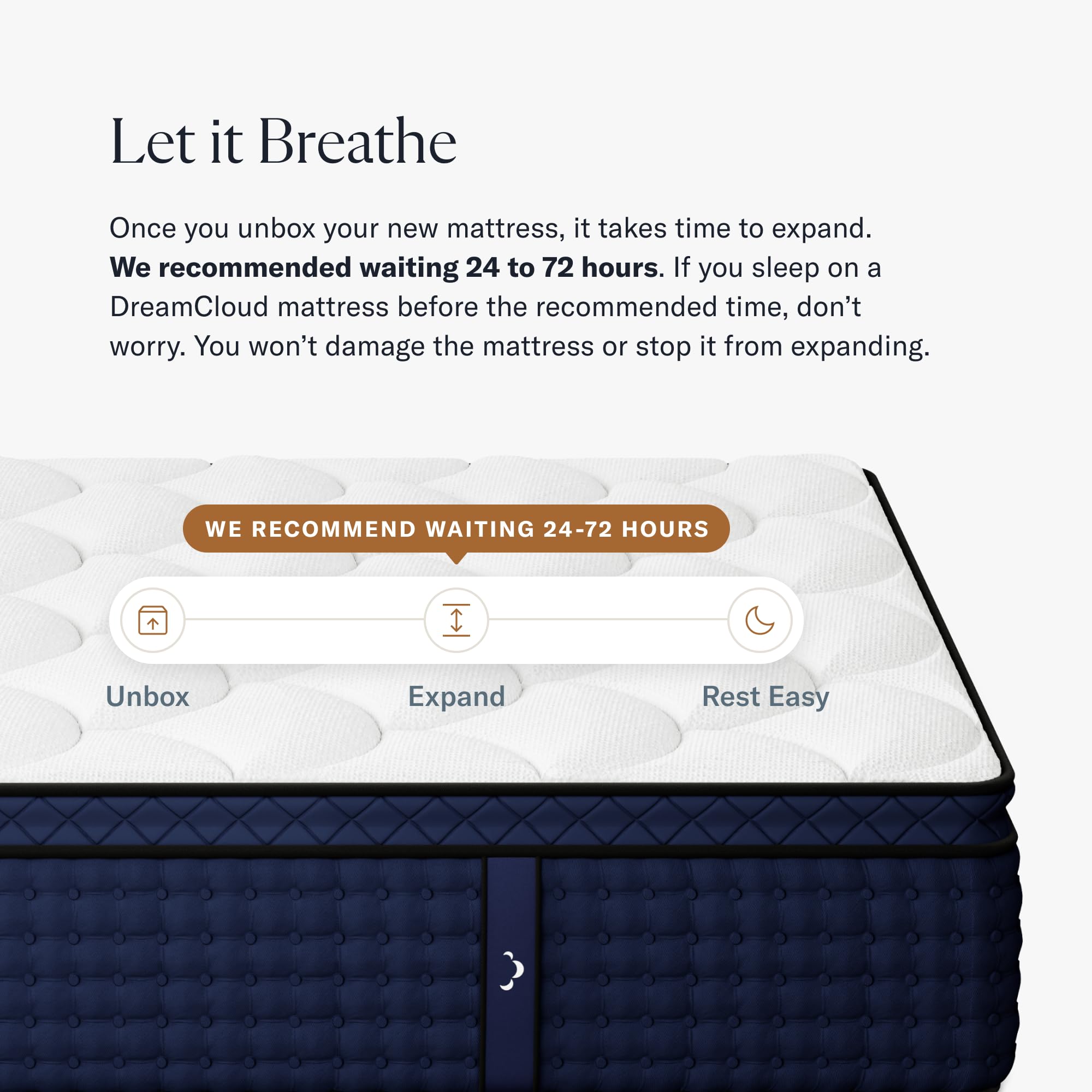 DreamCloud Premier Rest 16" Twin XL Mattress - Luxury Hybrid Memory Foam - 365 Night Trial - 8 Premium Pressure-Relieving Layers - Forever Warranty - CertiPUR-US Certified