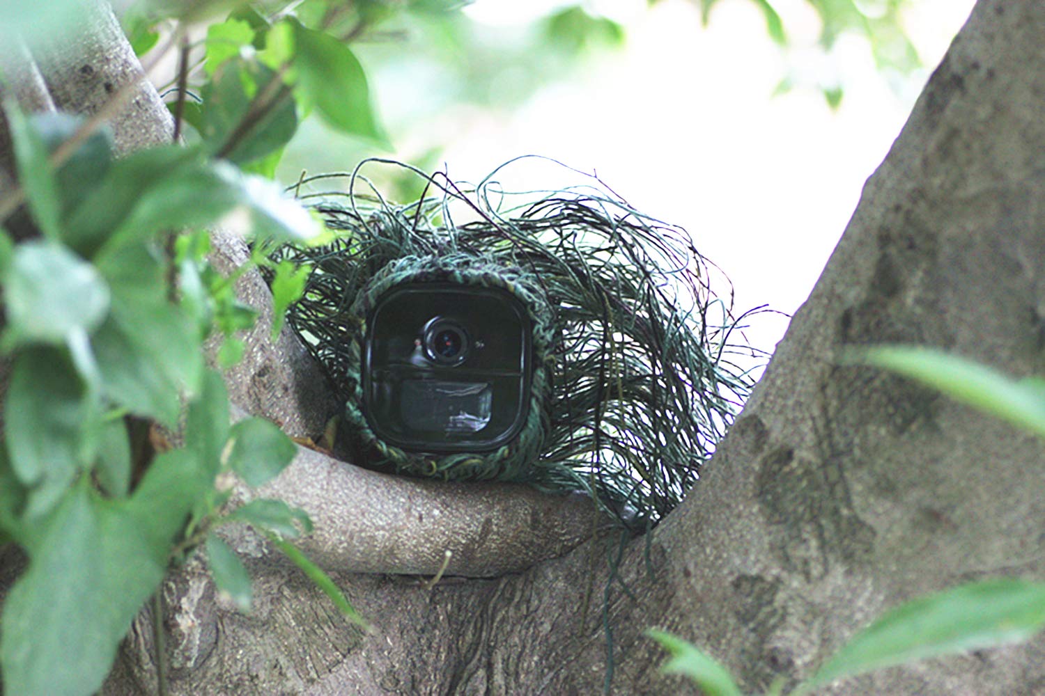 Ghillie Skin Compatible with Arlo GO Smart Security Home Camera, Ghillie Cover for Arlo GO Wire-Free Cameras, Camouflage