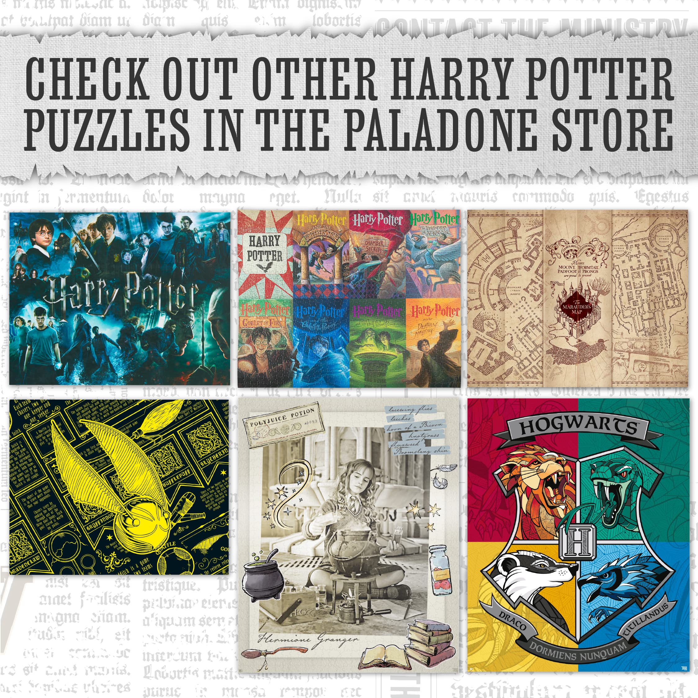 Harry Potter Movie Collage 1000 Piece Jigsaw Puzzle