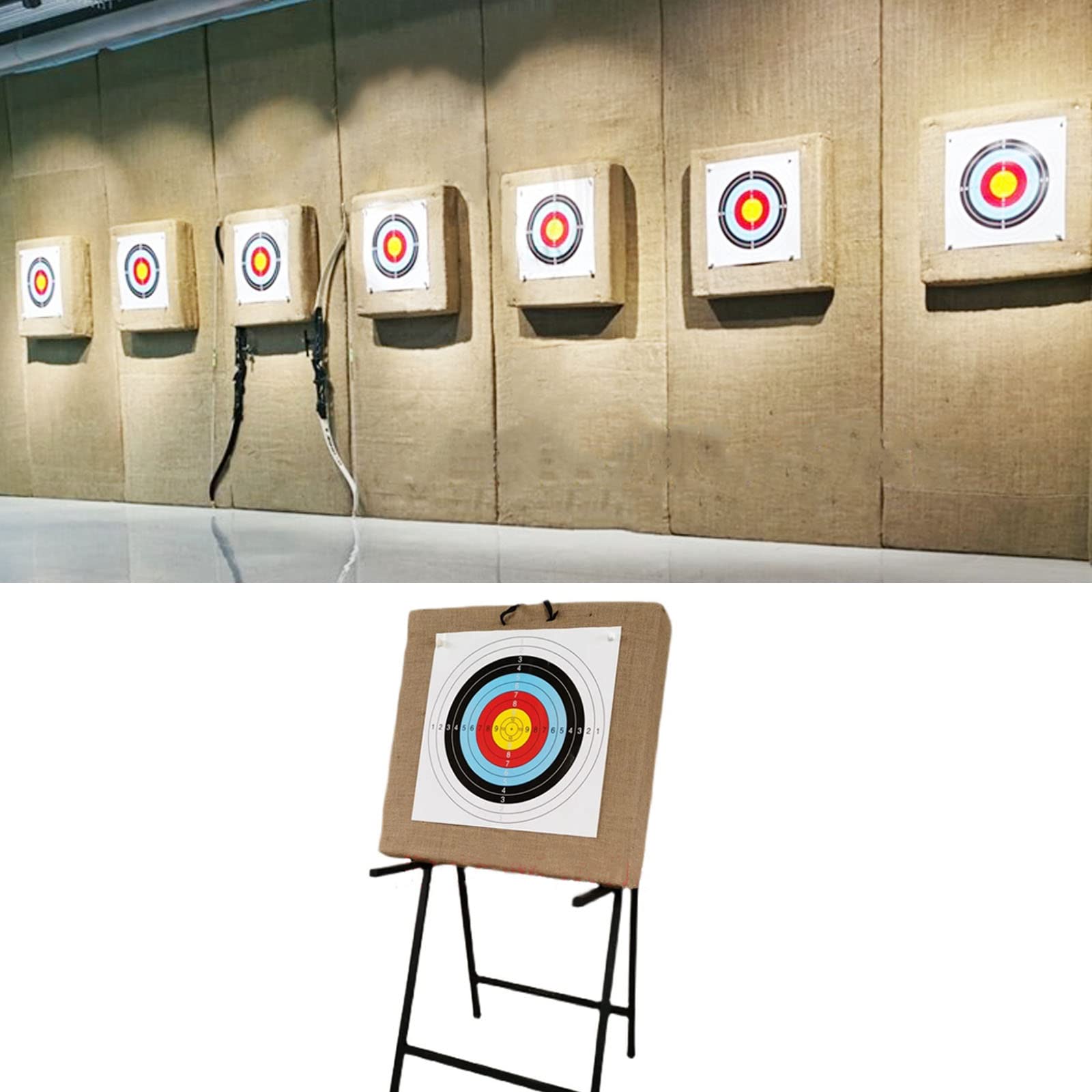 Archery Targets Paper for Backyard,Bow Arrow Targets for Hunting & Archery Targets,Target Practice Accessories(30pcs Standard Archery 16x16 in,10 Rings)