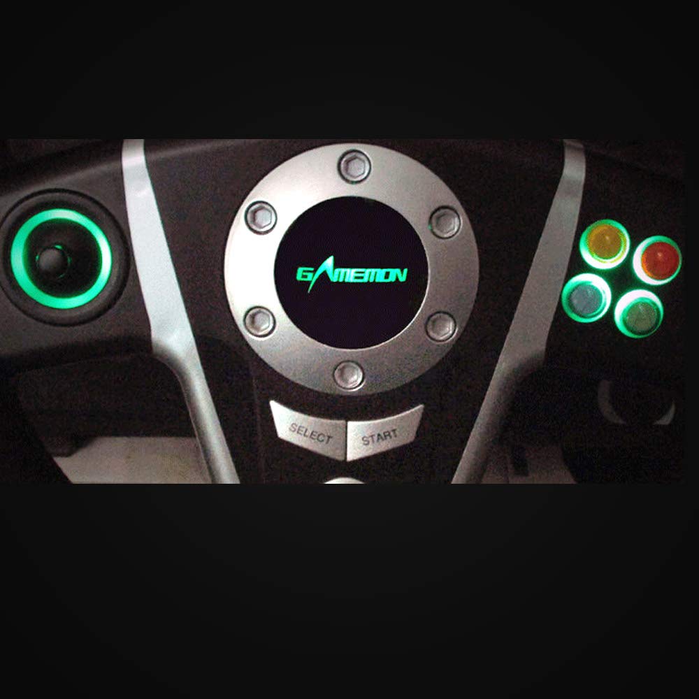 GAMEMON Racing Wheel Compatible With Xbox one Xbox360 PS4 PS3Nintendo Switch PC-USB Android With Gear and Pedal