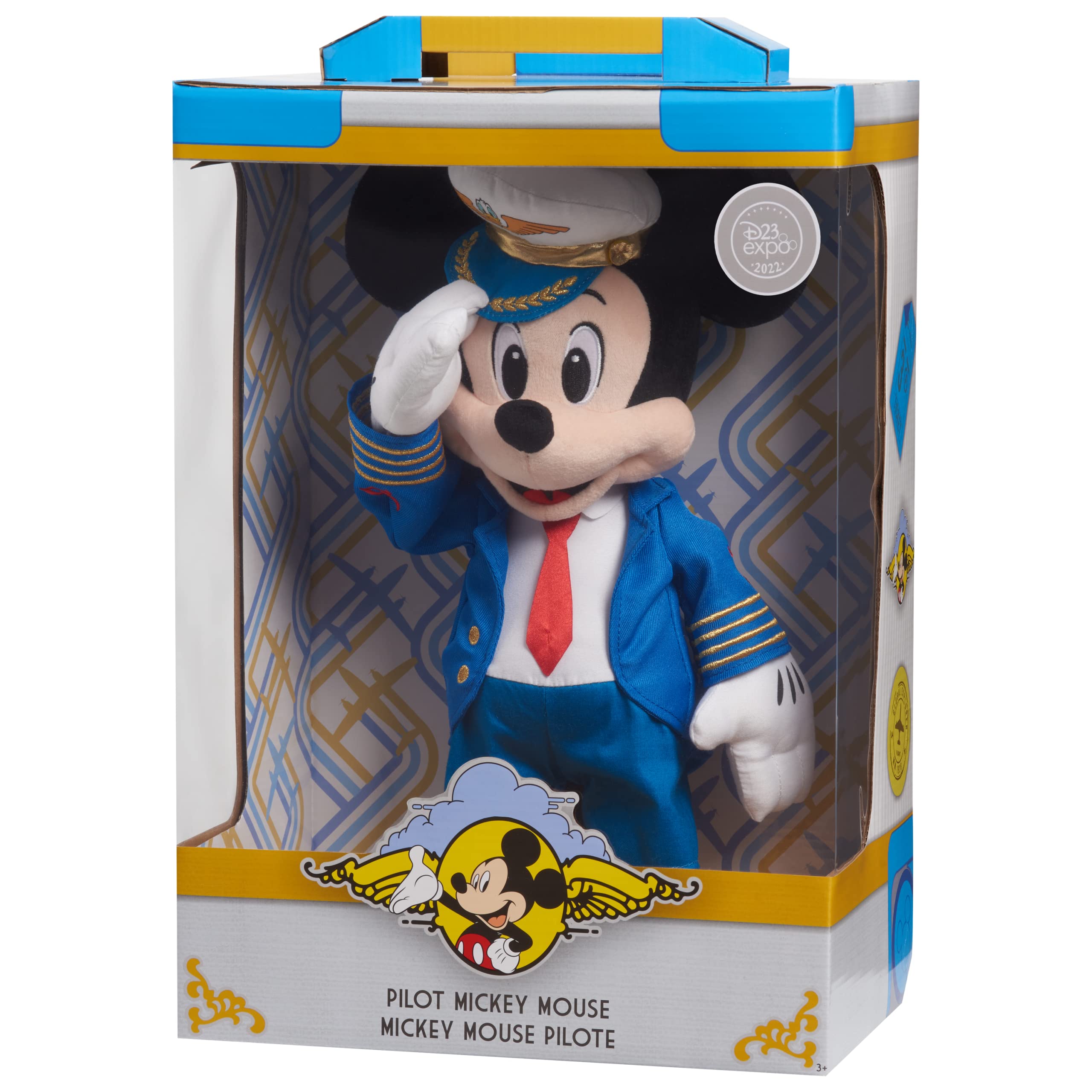 Disney Mickey Mouse One : Walt’s Plane - Pilot Mickey Mouse, Amazon Exclusive, Kids Toys for Ages 3 Up, Amazon Exclusive by Just Play