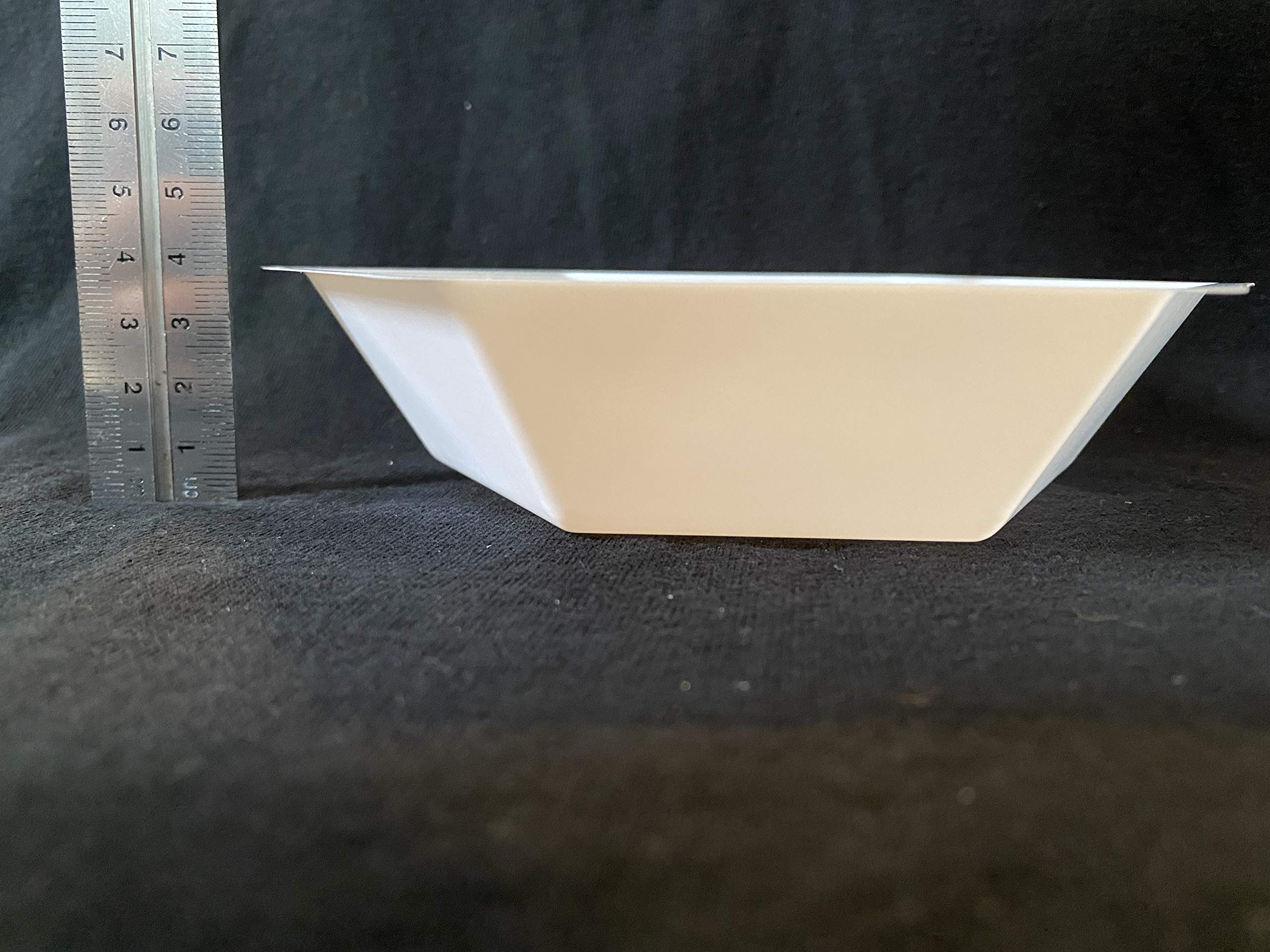 Hexagonal Weighing Boats, W-H127-WA-50, 127mm, Extra-Large, White Anti-Static, Pack of 50