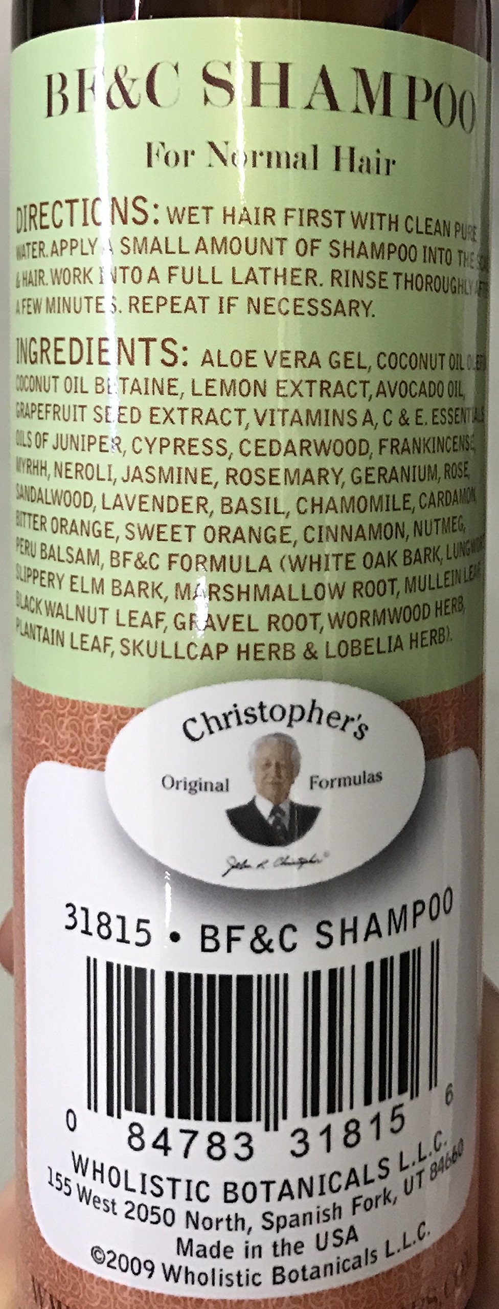 Dr. Christopher BF&C Shampoo Specialty 8 oz