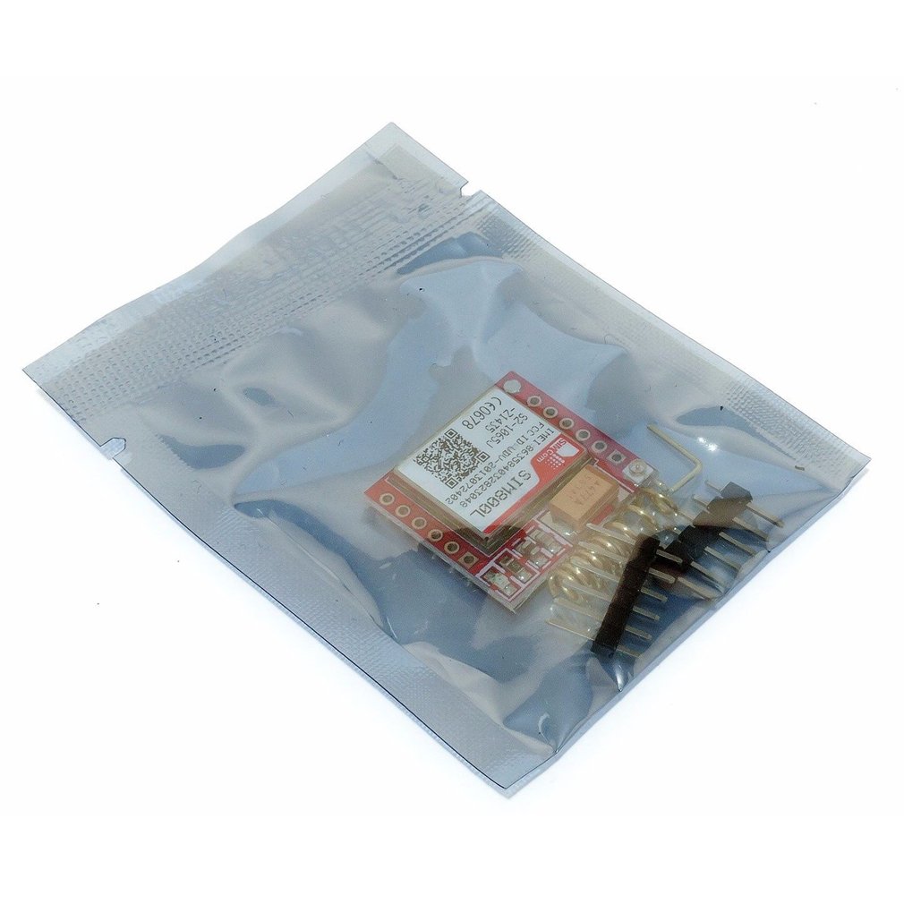 HiLetgo Smallest SIM800L GPRS GSM Breakout Module Quad-Band 850/900/1800/1900MHz SIM Card Slot Onboard with Antenna 3.7~4.2V