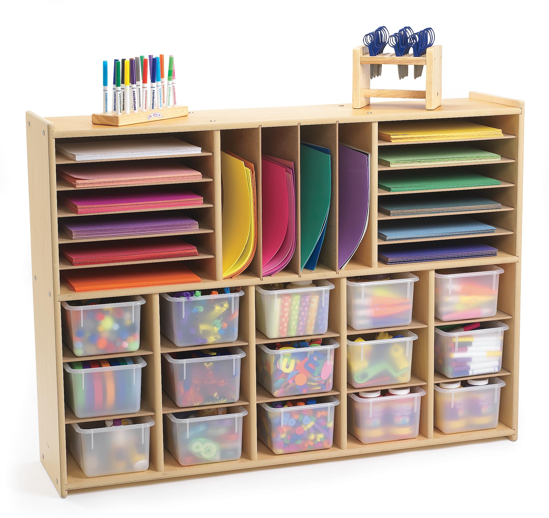 Childrenâs Factory Value Line Kids Classroom Organizer, Multi-Section Classroom Organization for Kids and Toddlers