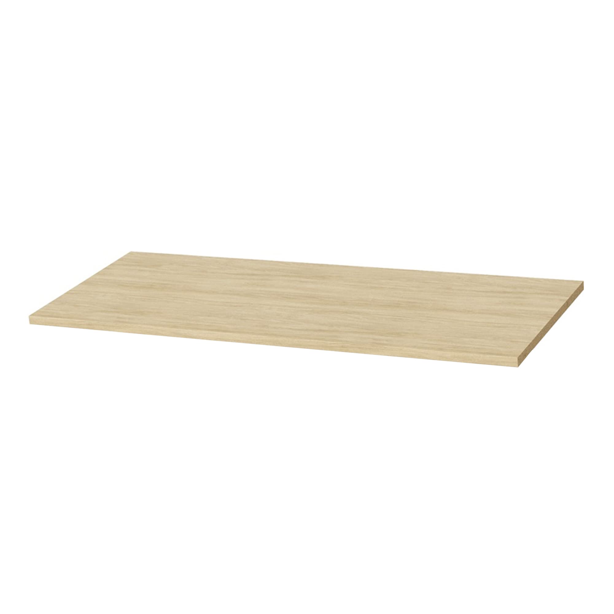 Easy Track 35 Inch Wide Wood Organizer Closet Shelf Accessory Compatible with Easy Track Closet Systems for Additional Storage, Honey Blonde, (2 Pack)