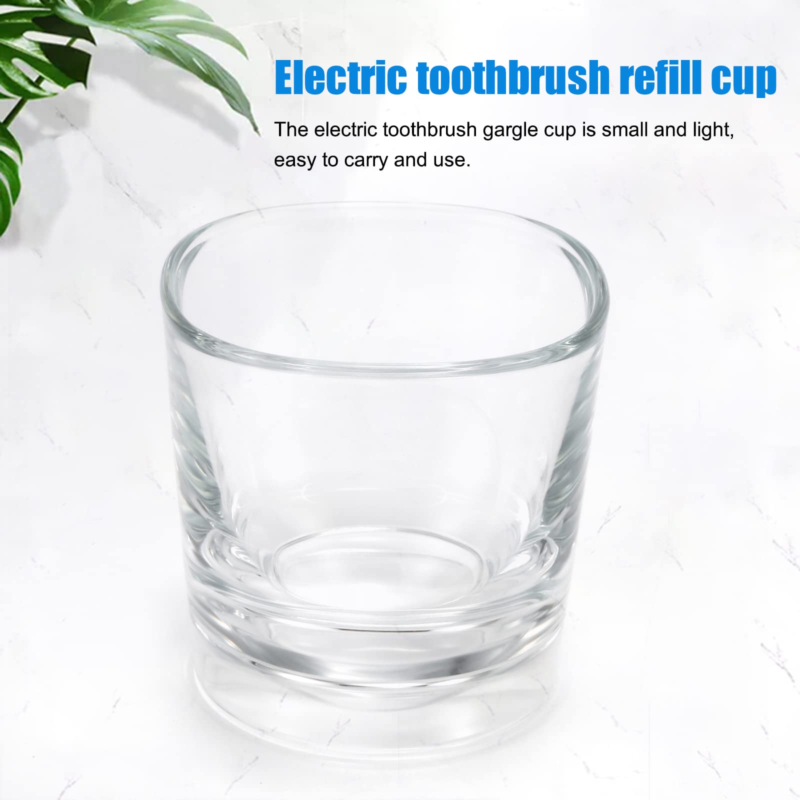 Generic Charger Glass Cup for Philips Sonicare Diamondclean Toothbrush, Replacement for HX93 HX99 Series Charger Glass, Compatible with HX9331 HX9332 HX9352 HX9362 HX9392 Charging Base (Transparent)