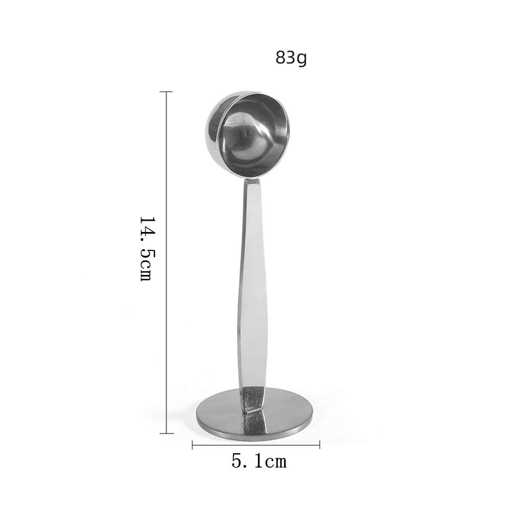 Coffee Scoops, 1 PC 15 ML (1 TPSP) Rose Gold 304 Stainless Steel Espresso Coffee Measuring Spoon 1 Tablespoon Measure Spoon with Pressed Bottom Fits Coffee Container for Ground Coffee Tea Salt