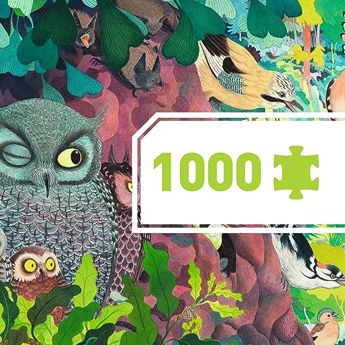 DJECO Gallery Jigsaw Puzzle, Owls and Birds, Multi