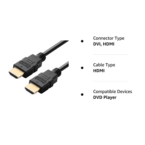 HDMI Cable 5ft, 1.5m High-Speed HDMI Cable