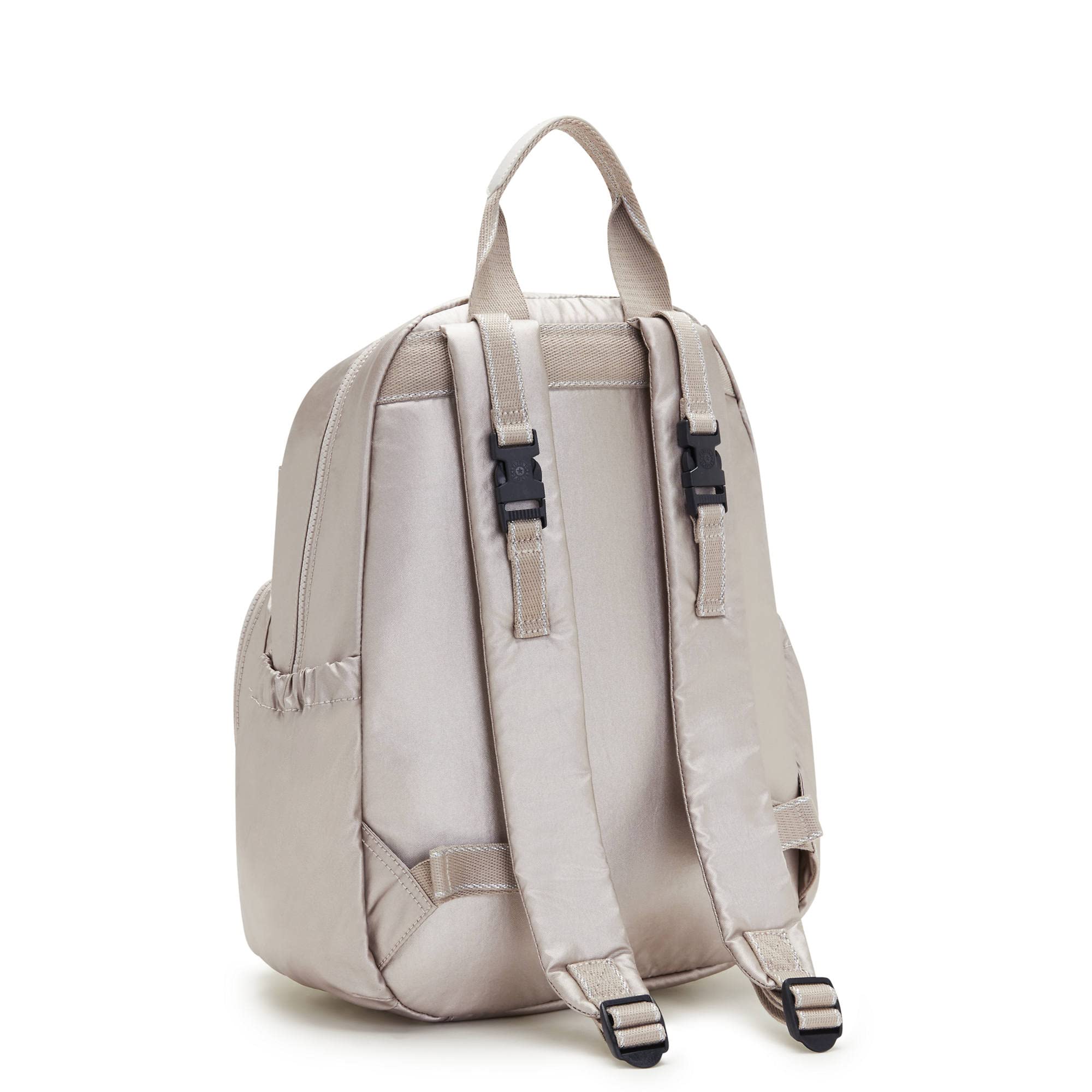Kipling Maisie Metallic Diaper Backpack Metallic Glow