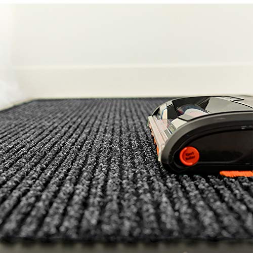 Notrax 109 Brush Step Carpeted Entrance Mat for Home or Office, 3' X 5', Charcoal, 109S0035CH