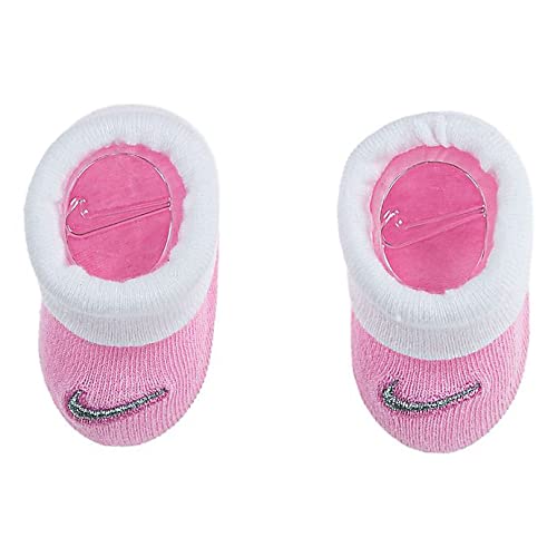 Nike Baby Girls Hat And Bootie 2 Piece Gift Set (Pink(NN0598-A8F)/White, 0-6 Months)