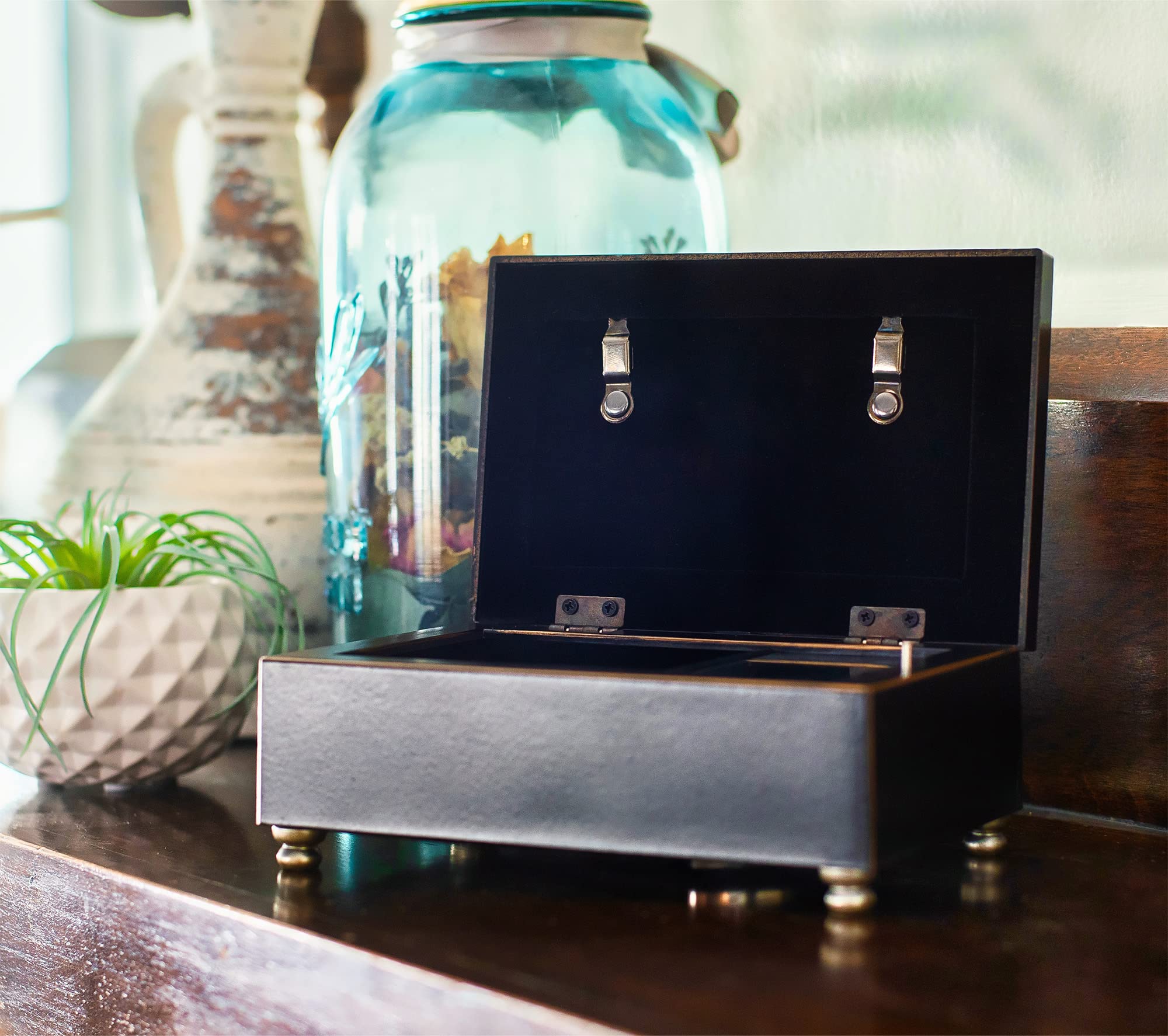 Cottage Garden Plans I Have Matte Black Bevel Petite Music Box Plays Tune Pomp and Circumstance