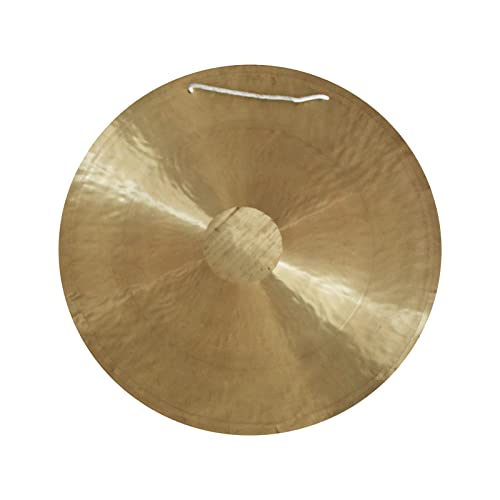 Arborea Gong Wind Gong 16 Inch Authentic Chinese Gong Includes Padded Gong Mallet & Hanging String for Sound Healing Home (16" Wind Gong)