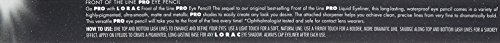 LORAC Front Line PRO Waterproof Eyeliner Pencil, Pearl Black| Long Lasting| Makeup Pencil Sharpener | High-Precision