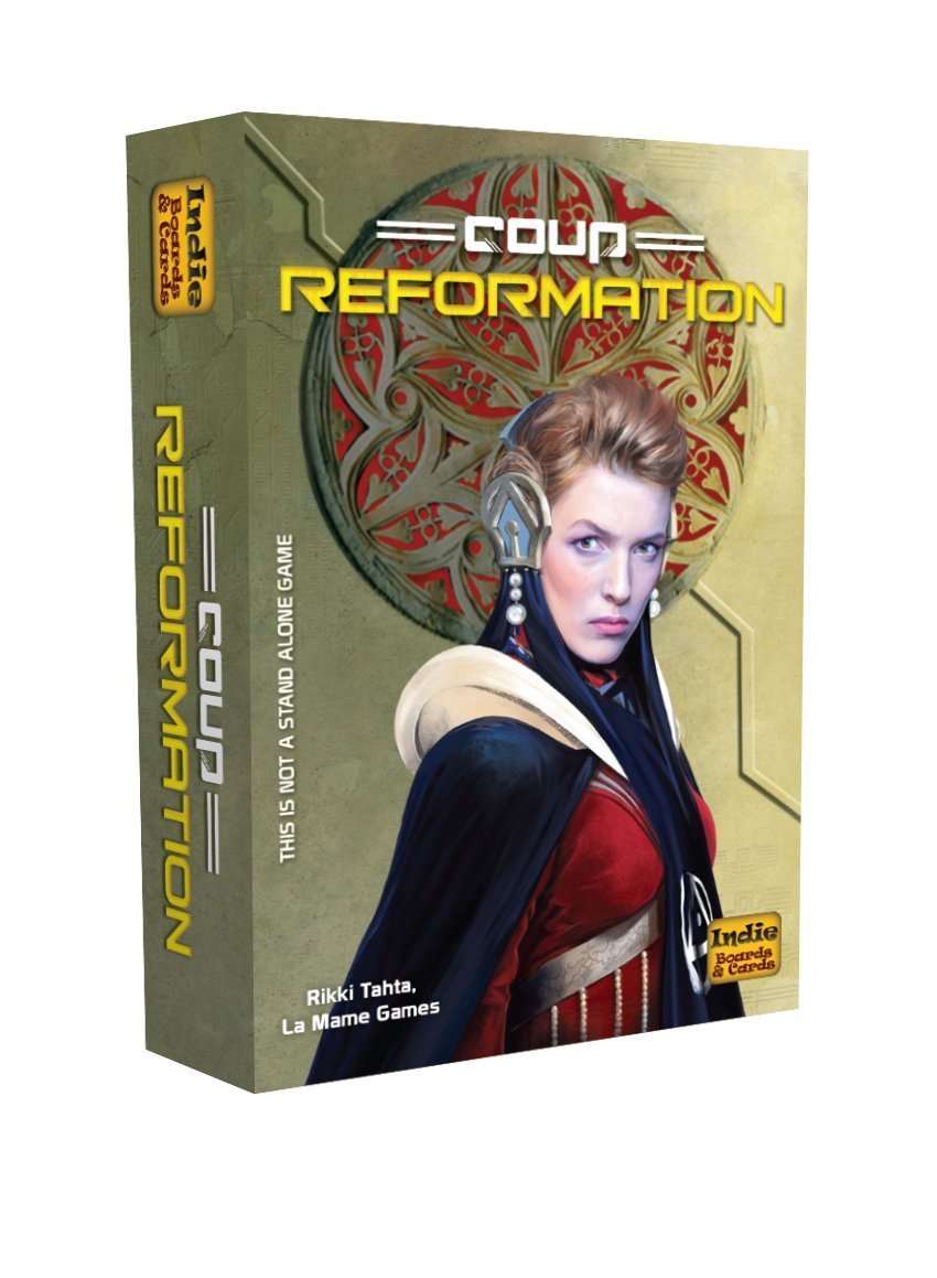 Coup Game Bundle Including Coup (The Dystopian Universe) and Coup Reformation Expansion by Indie Boards and Cards (2 Items)