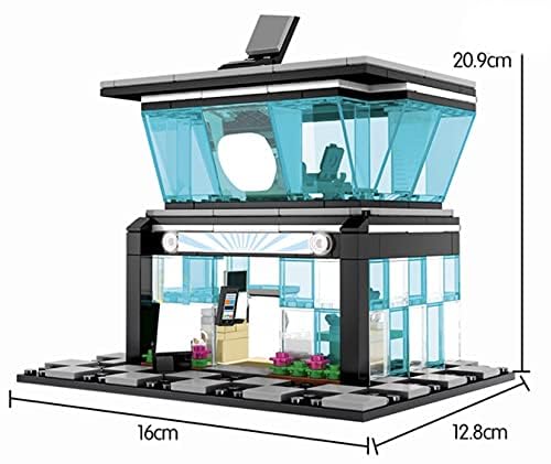 General Jim's Modular City Retail Cell Phone Building Blocks Store | Urban Electronics Emporium Building Set