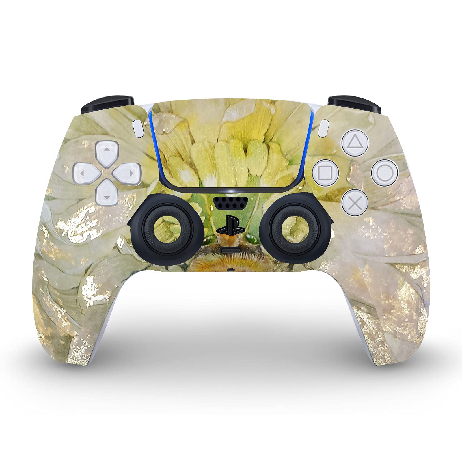 Head Case Designs Officially Licensed Stephanie Law Bee Art Mix Vinyl Faceplate Sticker Gaming Skin Decal Cover Compatible With Sony PlayStation 5 PS5 Disc Edition Console & DualSense Controller