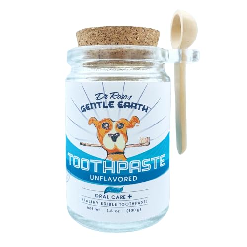 Dr Roseās Gentle Earth Toothpaste for Pets | All Natural | Oganic | Veterinarian Formulated | Removes Tartar and improves Gum Health - 5oz Unflavored