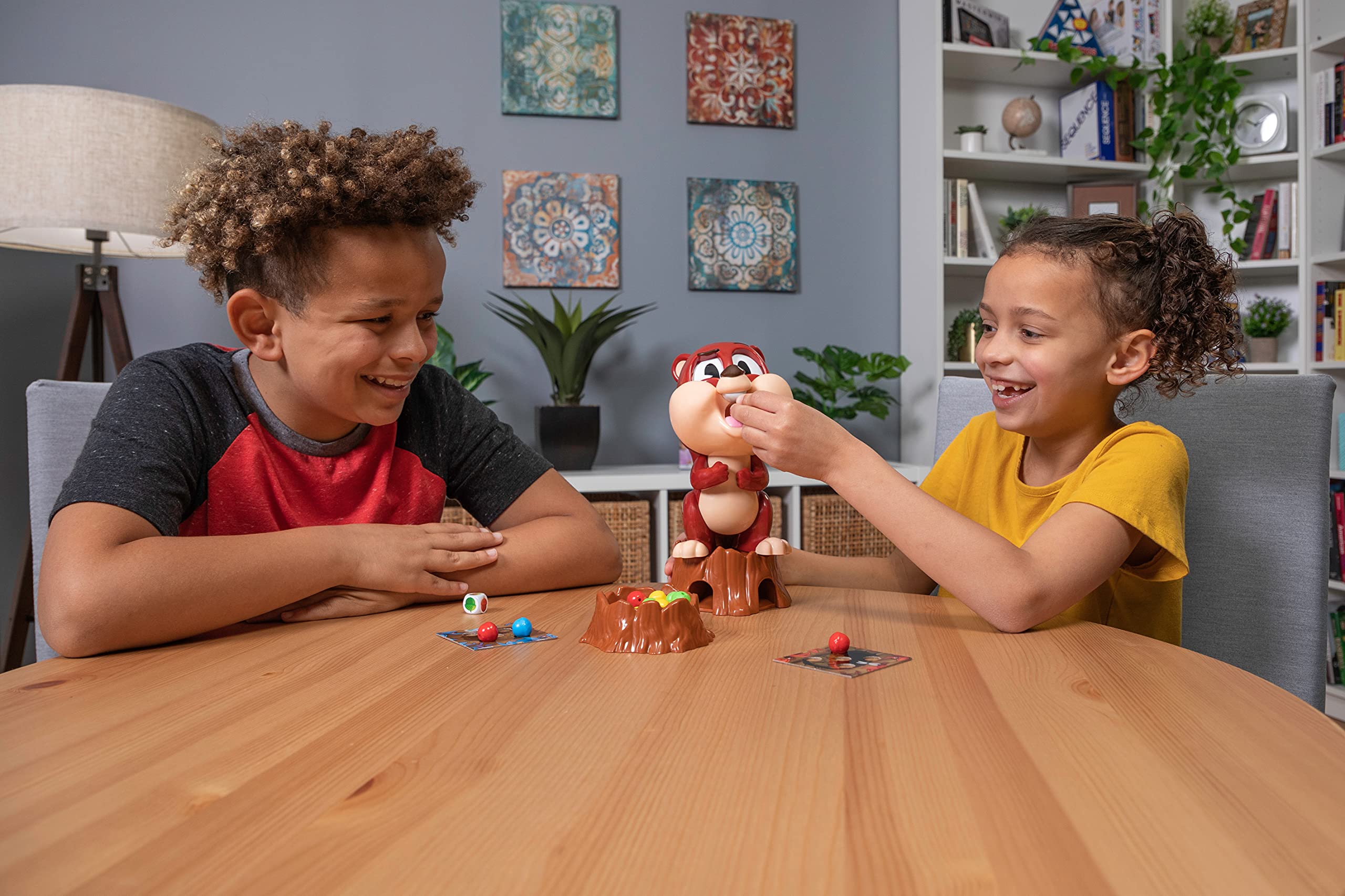 Chompin' Charlie Game - Feed The Squirrel Acorns and Race to Collect Them When They Scatter by Goliath