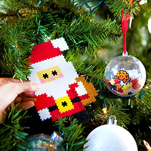 Fat Brain Toys Holly Jolly Jixelz Penguin - Holiday Picture-Building Craft Kit, 6+