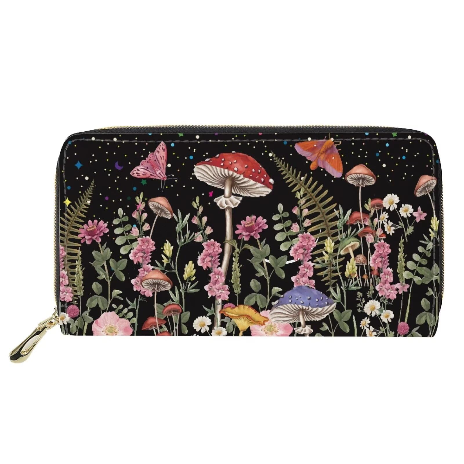 Cozeyat Women PU Leather Wallet Cute Basset Hound Dog Purse Clutch Stylish Zip Around Wallet Card Holder