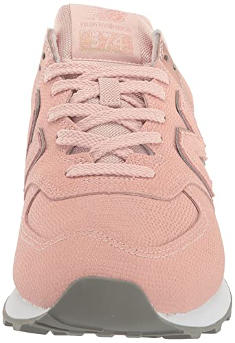 New Balance Women's 574 V2 Embellished Sneaker, Pink/Pink, 7.5
