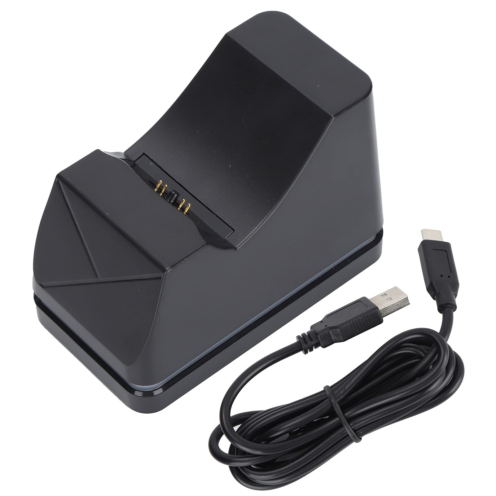 ASHATA Controller Charger for PS5, Controller Charging Dock Station for PS5,Single‑Channel Controller Charger Station,with LED Indicator, for PS5 Gamepad,Black