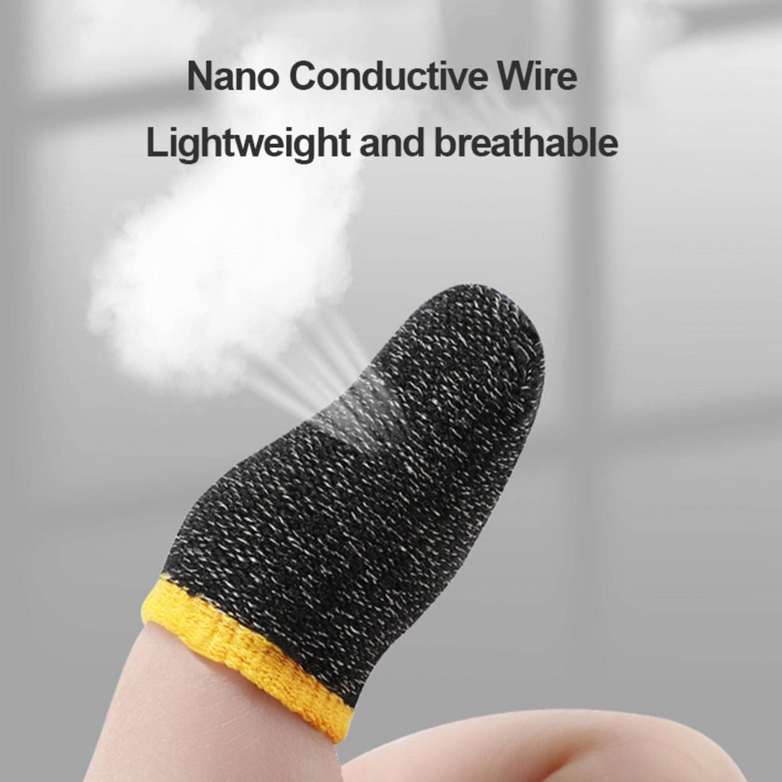 NB The Game Fingers Vent The Finger Cover of The Game Touch Panel of The fingertip Phone with Gloves to Prevent The Game Controller Sweat.