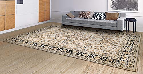 Couristan Zahara Farahan Amulet Area Rug, 2' x 3'7", Oatmeal-Black