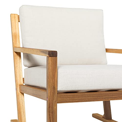 Walker Edison Dekian Outdoor Chairs, Natural