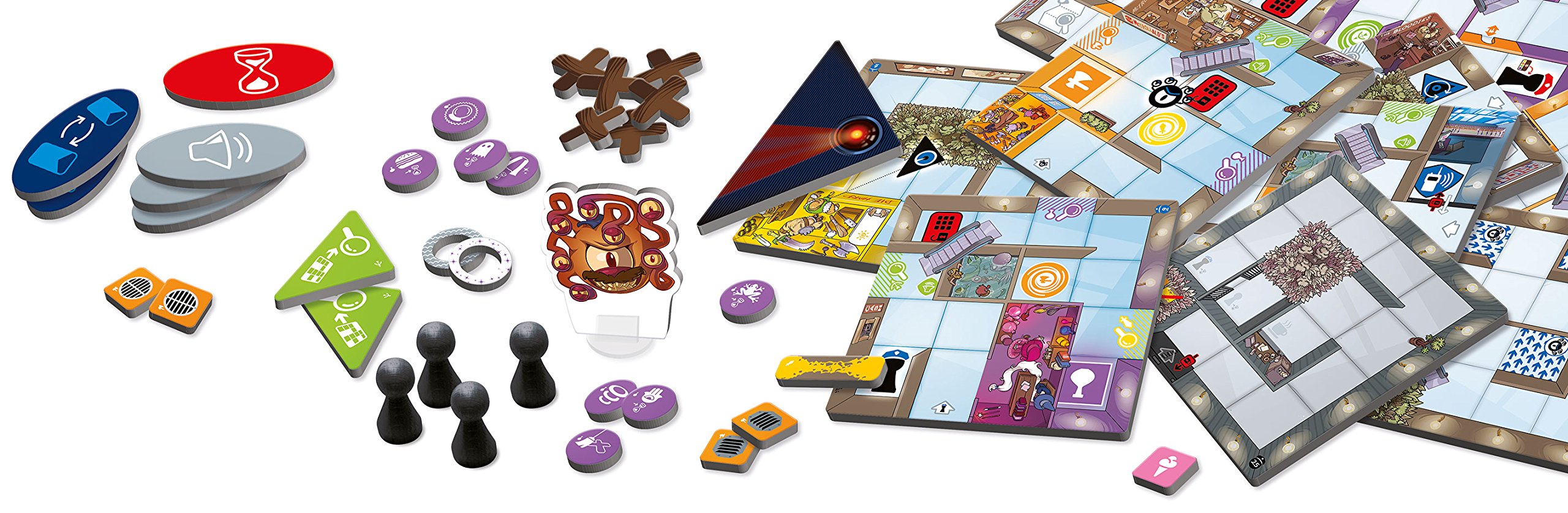 Sit Down! Magic Maze: Maximum Security, Strategy Board Game, Customize Your Magic Maze Experience, For 1 to 8 Players, Ages 8 and up