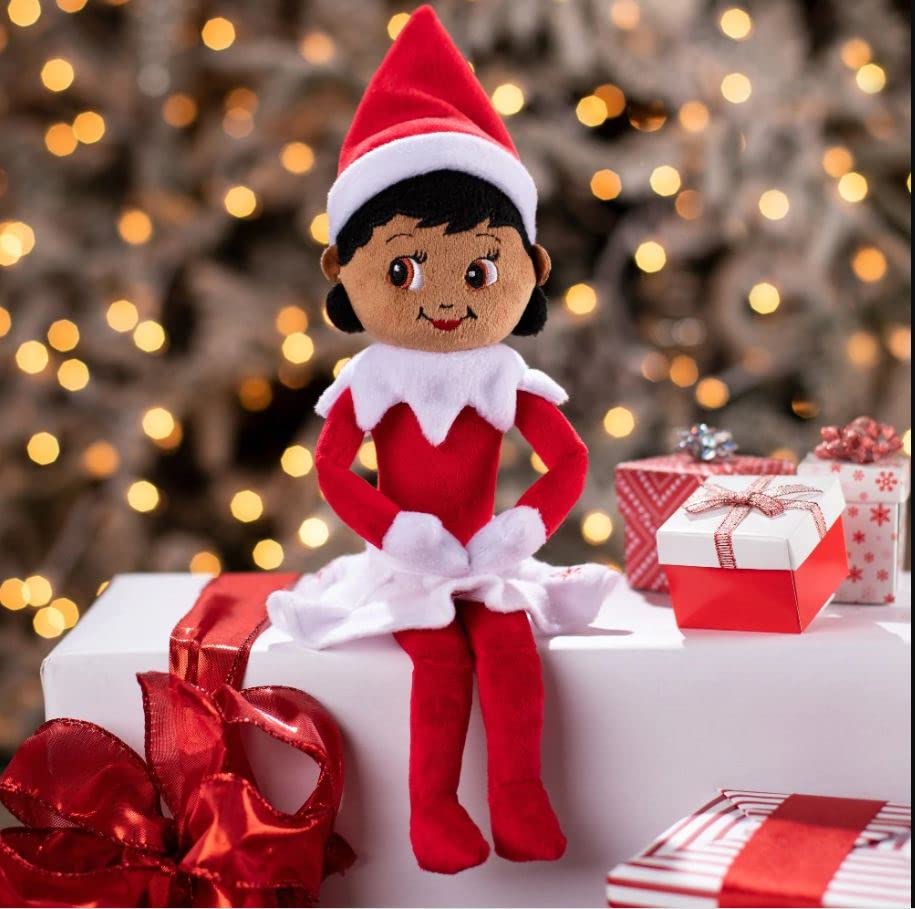 The Elf on The Shelf 12" Plushee Pal Snuggler Elf Dark Tone Girl & Boy
