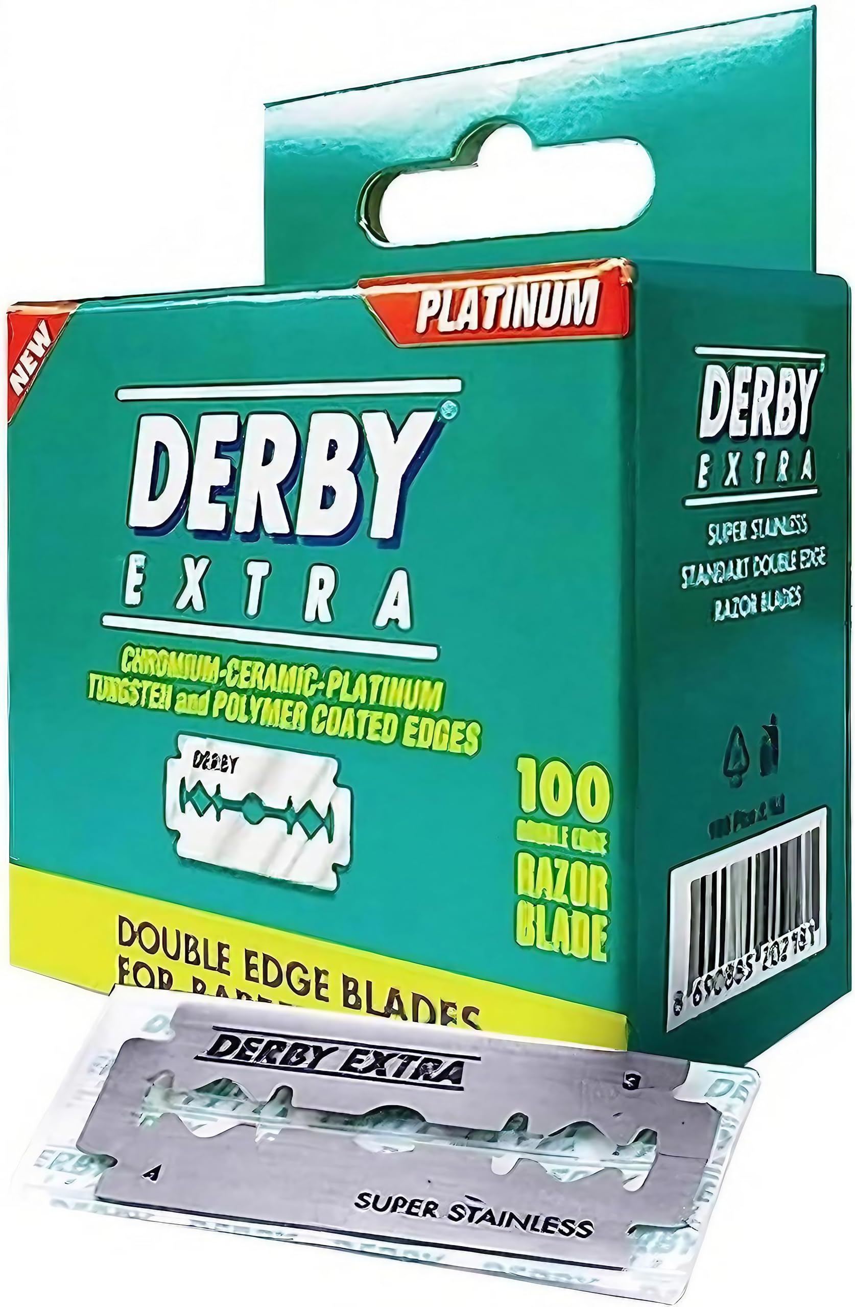 Double Edge Safety Razor Blades - Pack of 100 Blades