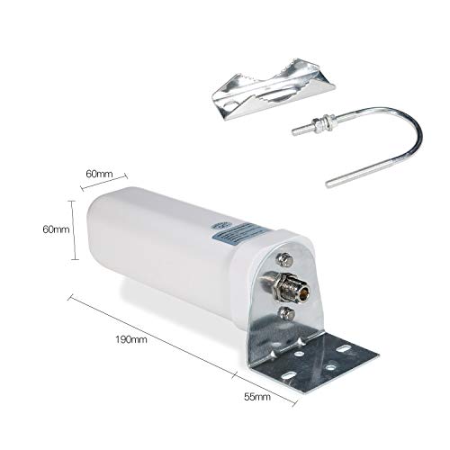 Lysignal Outdoor Omni-Directional Antenna 698 to 2700MHz 9dBi for Moble Signal Booster