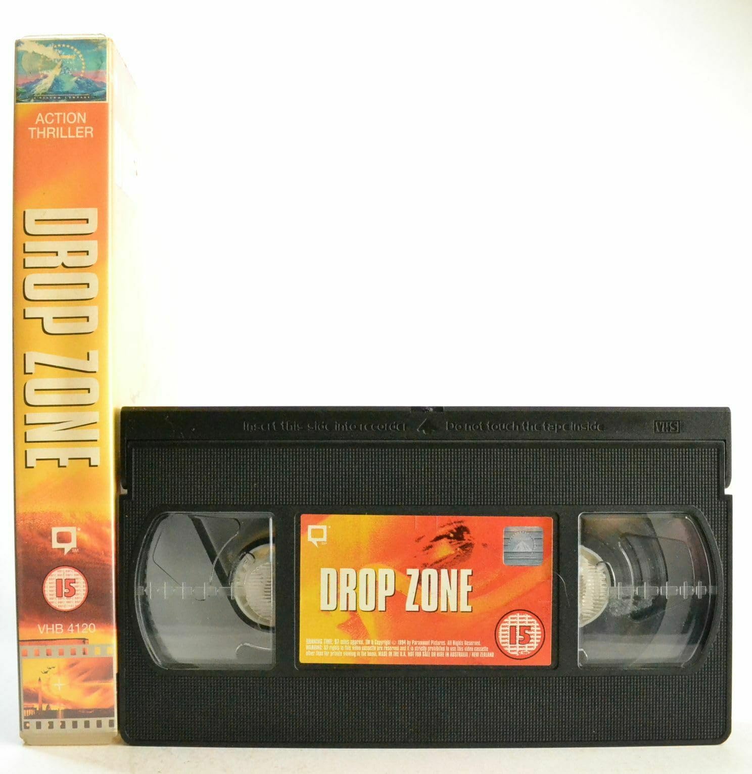 Drop Zone: Action/Thriller (1994) - Large Box - W.Snipes/G.Busey - Pal VHS