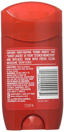 Old Spice Old Spice High Endurance Deodorant Long Lasting Stick Pure Sport, Pure Sport 2.25 oz