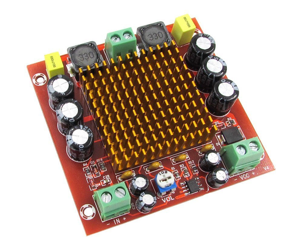 DollaTek TPA3116D2 Mono Channel Digital Amplifier Board NE5532 150W DC12-26V AMP Module for Car Home Theater and DIY Audio
