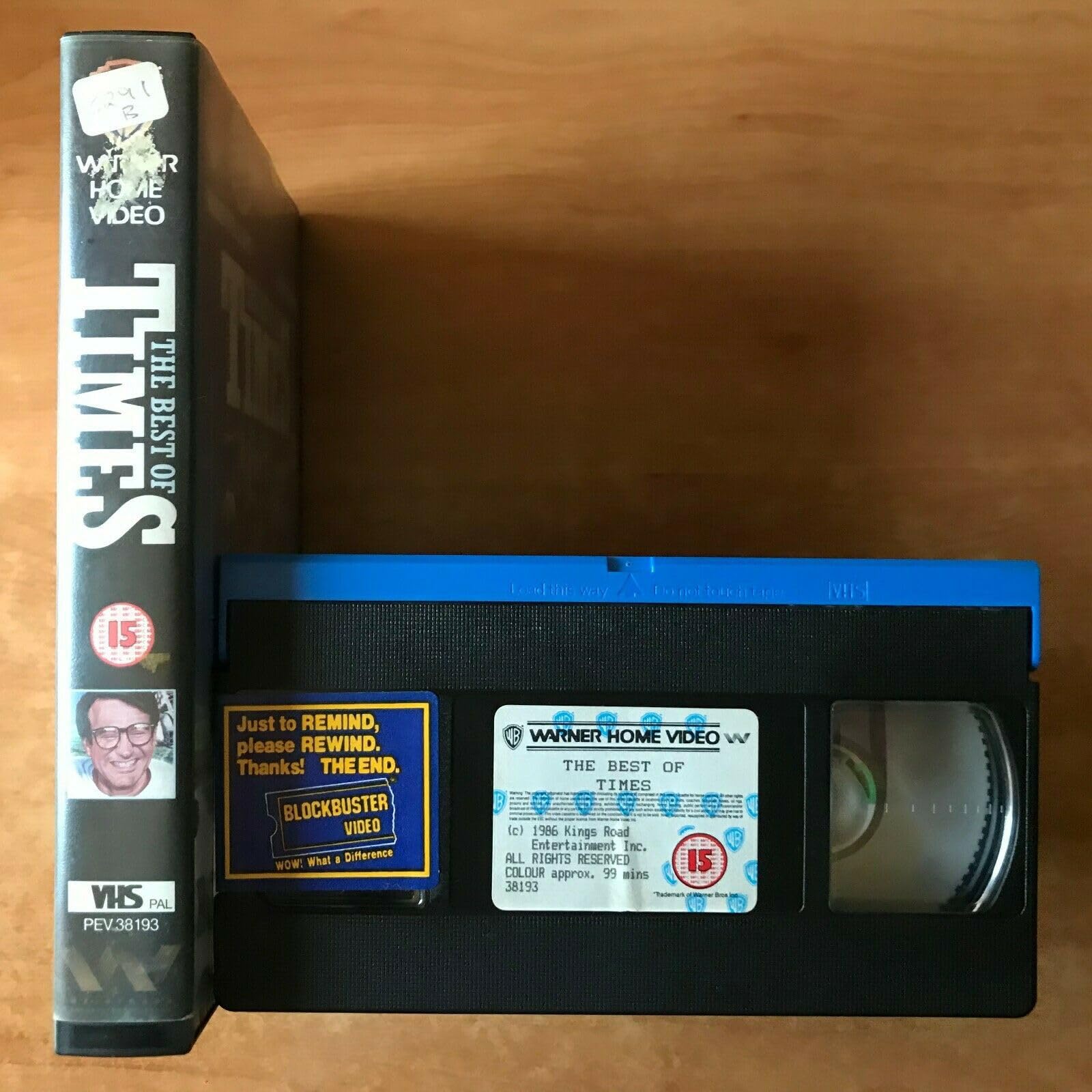 The Best Of Times (1986): Sport Drama - Large Box - Robin Williams - Pal VHS